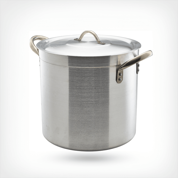 Aluminium Deep Stockpot With Lid 50Litre - Pack 1 | Love Tiki