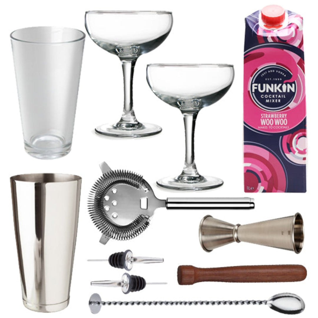 Funkin Strawberry Woo Woo Cocktail Gift Set – Love Tiki