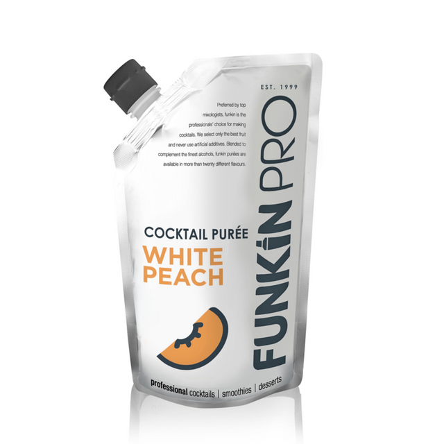Funkin White Peach Puree - 1kg 1Ltr | Cocktail Fruit Purees – Love Tiki