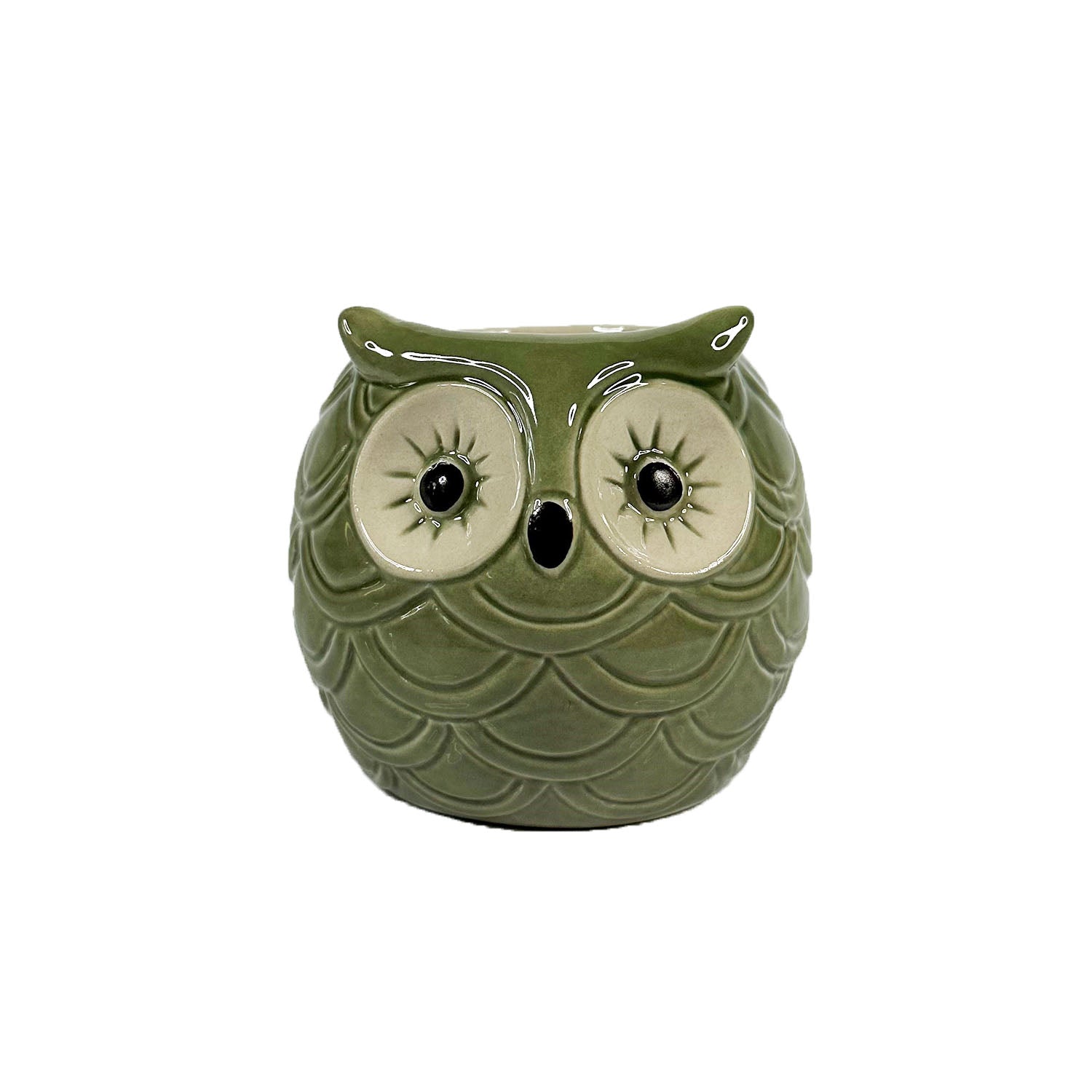 Green Owl Tiki Mug 17oz | Love Tiki