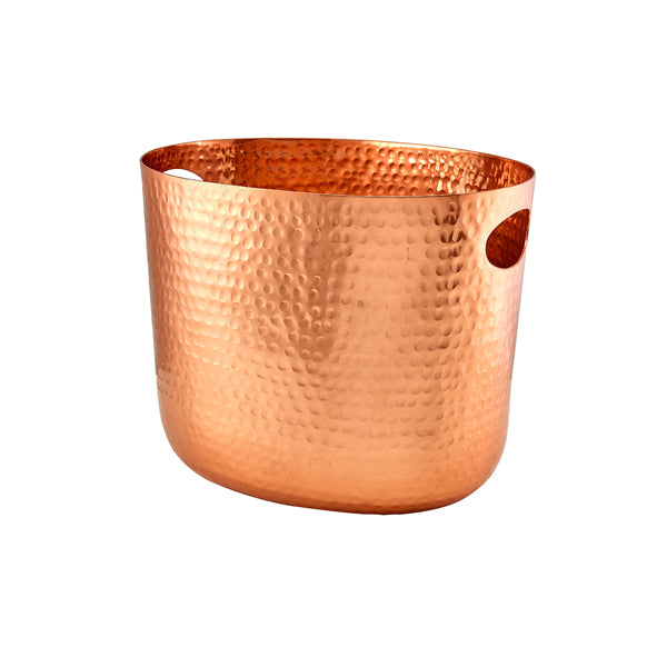 GenWare Copper Aluminium Hammered Wine Bucket 30.5cm | Love Tiki