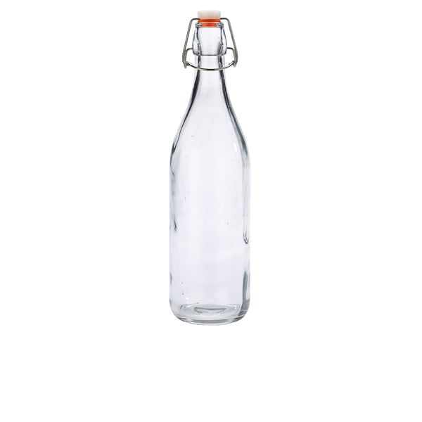 Genware Glass Swing Bottle 1L/ 35oz | Love Tiki