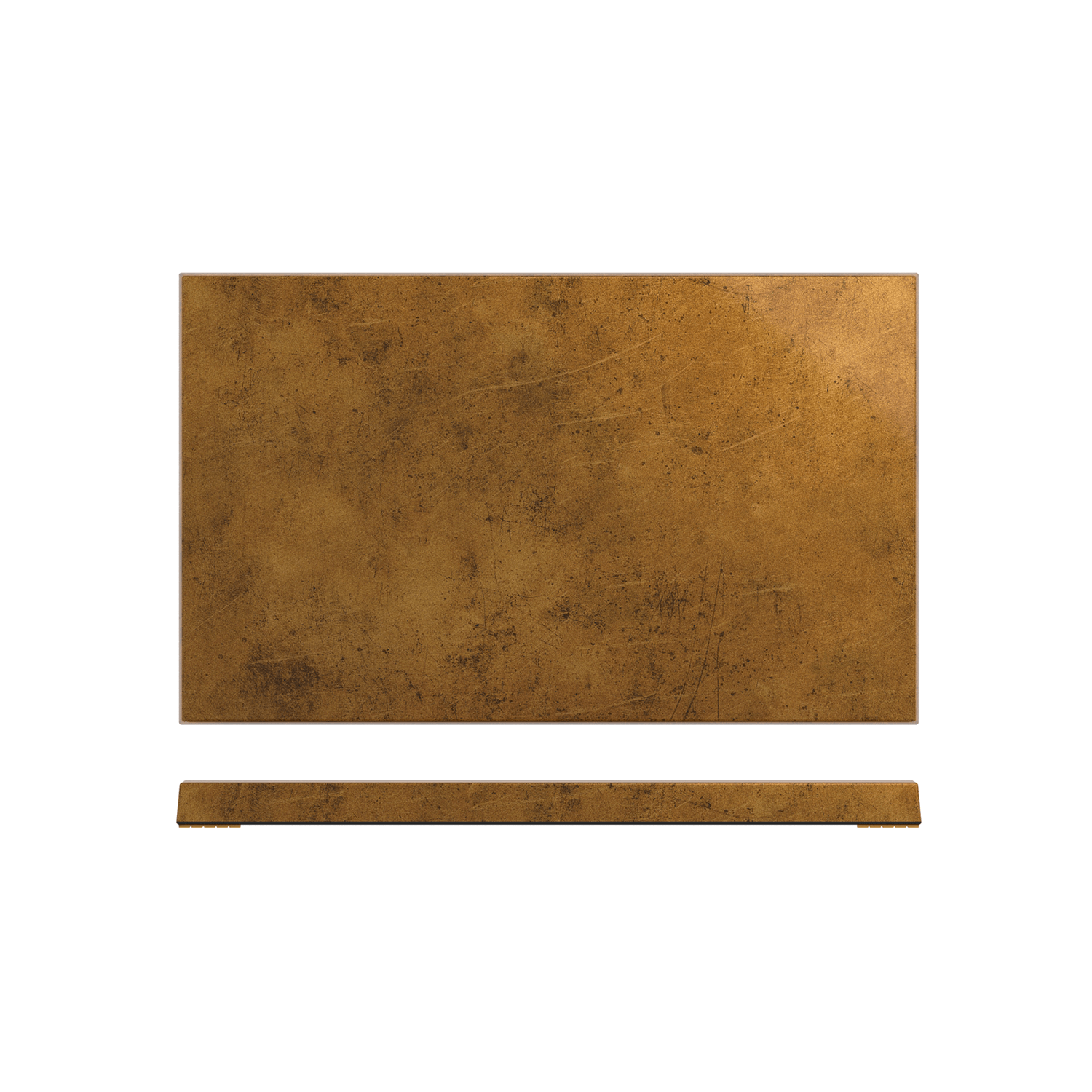 Copper Utah Melamine GN1/4 Slab 26.5 x 16.2cm - Pack 1 | Love Tiki